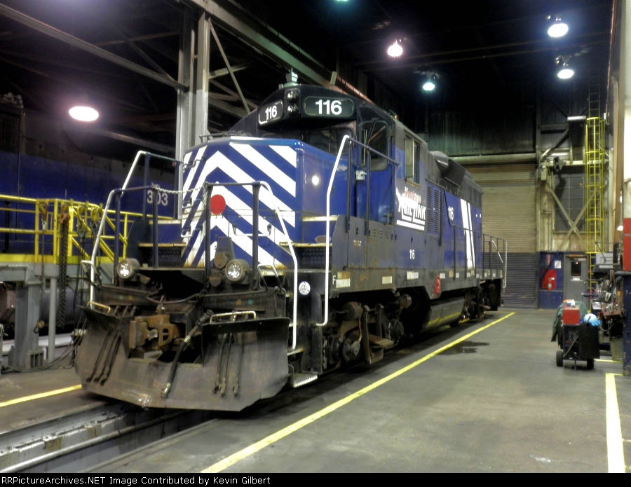 MRL 116 in the Livingston shops